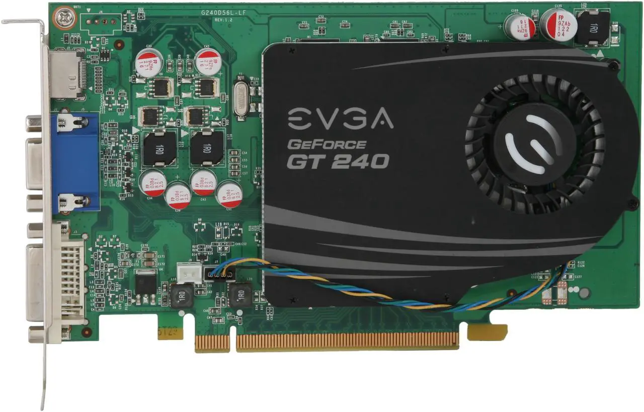 Refurbished: EVGA GeForce GT 240 Graphics Card 01G-P3-1246-RX - Newegg.com