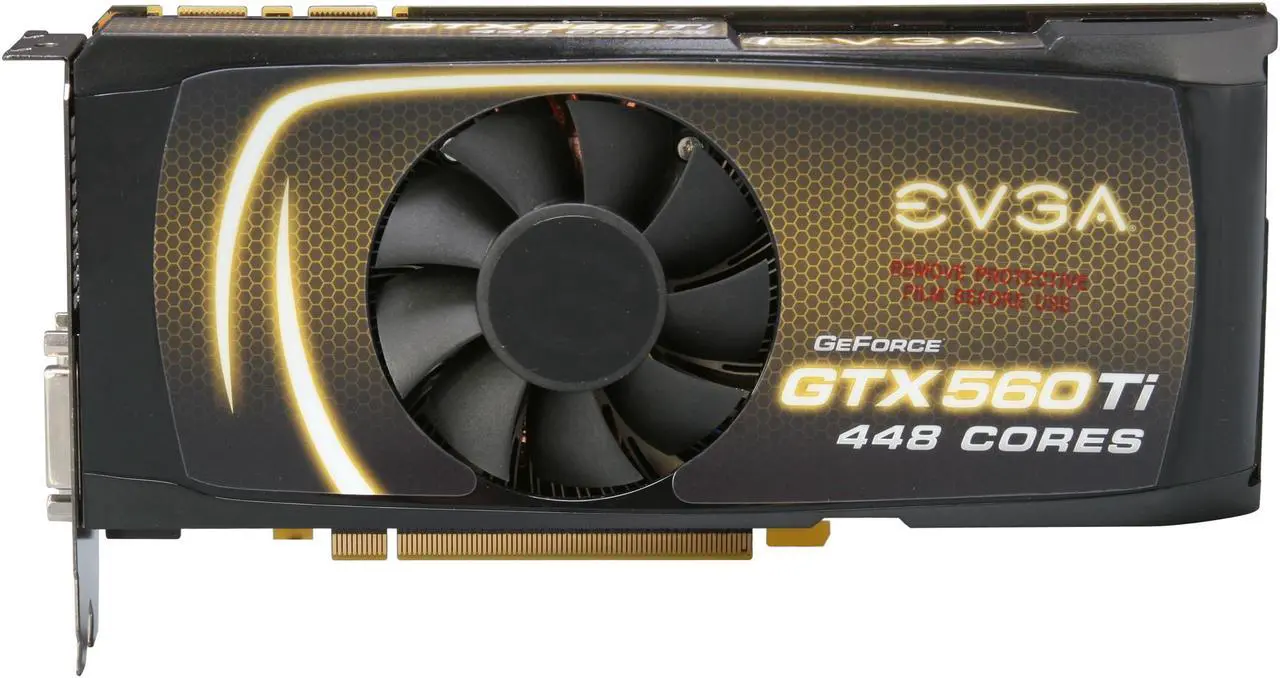 EVGA 012-P3-2066-KR GeForce GTX 560 Ti (Fermi) 448 Cores 1280MB GDDR5 ...