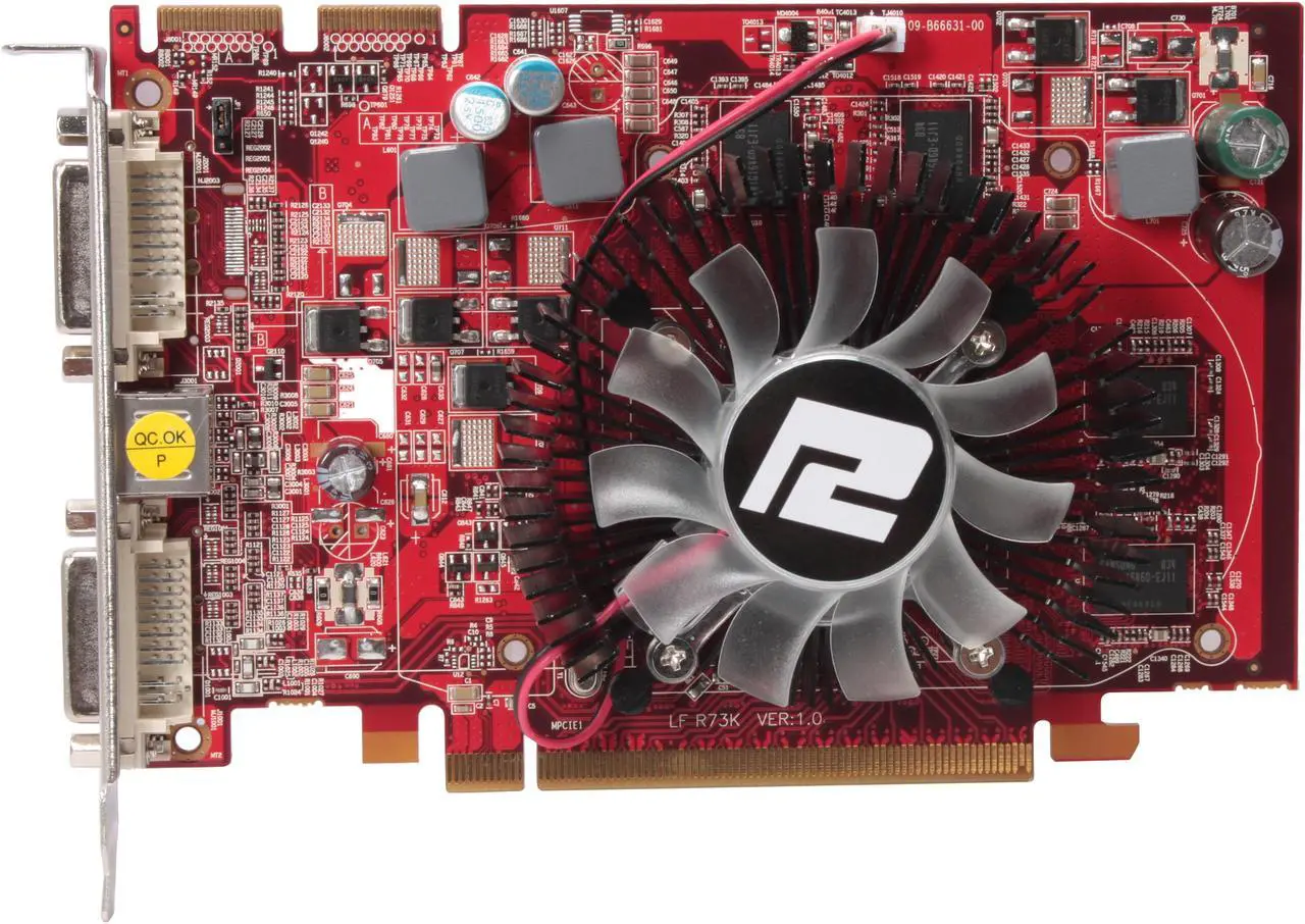 POWERCOLOR PCS AX4670 1GBK3-P Radeon HD 4670 1GB 128-bit GDDR3 PCI ...