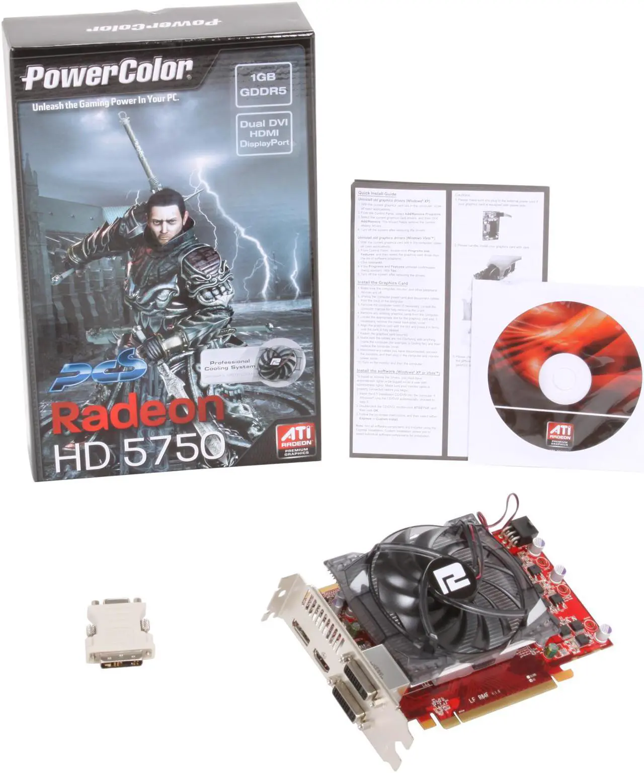 Open Box: PowerColor Radeon HD 5750 Video Card AX5750 1GBD5-PDH ...