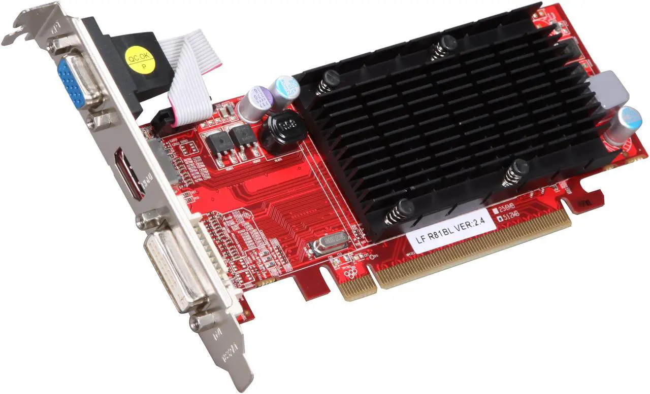 PowerColor Go! Green Radeon HD 5450 (Cedar) Graphics Card AX5450 512MD2 ...