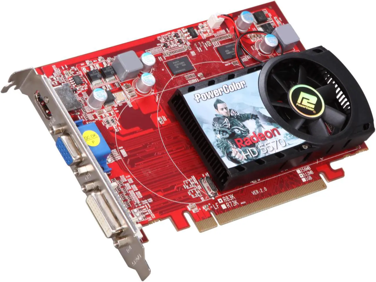 PowerColor Radeon HD 5570 Video Card AX5570 512MK3-H - Newegg.com