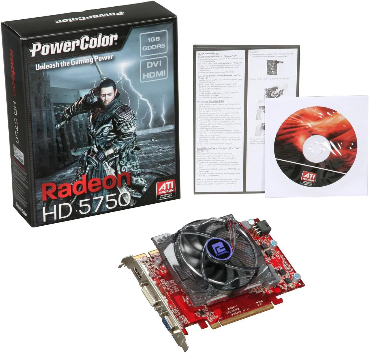 PowerColor Radeon HD 5750 Graphics Card AX5750 1GBD5-H - Newegg.com