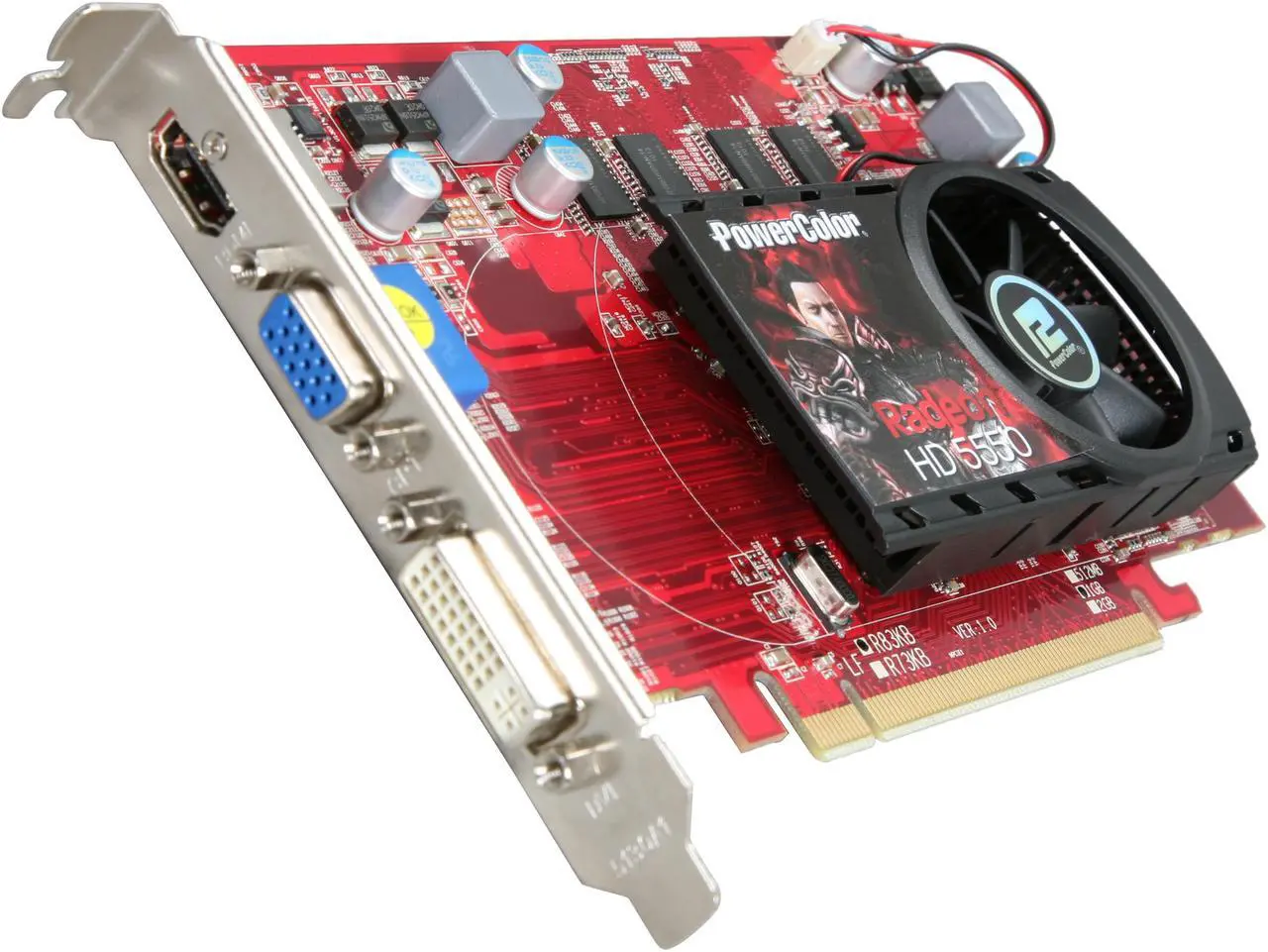 PowerColor Radeon HD 5550 Graphics Card AX5550 1GBK3-H - Newegg.com