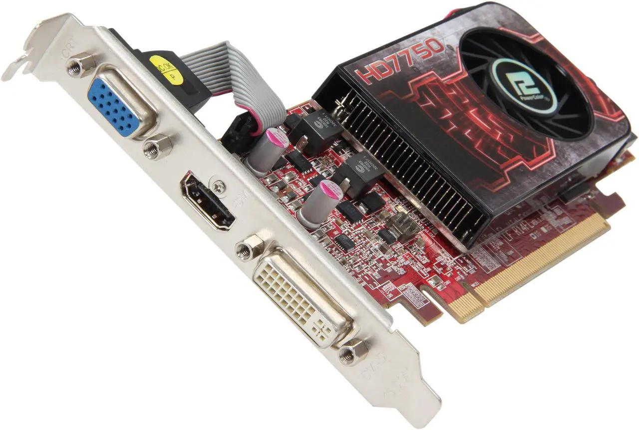 Open Box: PowerColor Radeon HD 7750 Graphics Card AX7750 1GBD5-HL ...