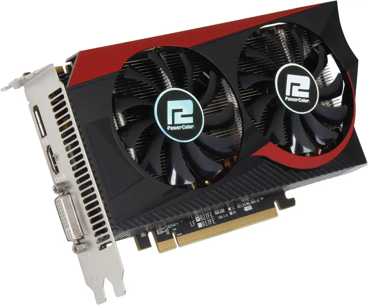 PowerColor TurboDuo Radeon R7 265 Graphics Card AXR7 265 2GBD5-TDHE/OC ...