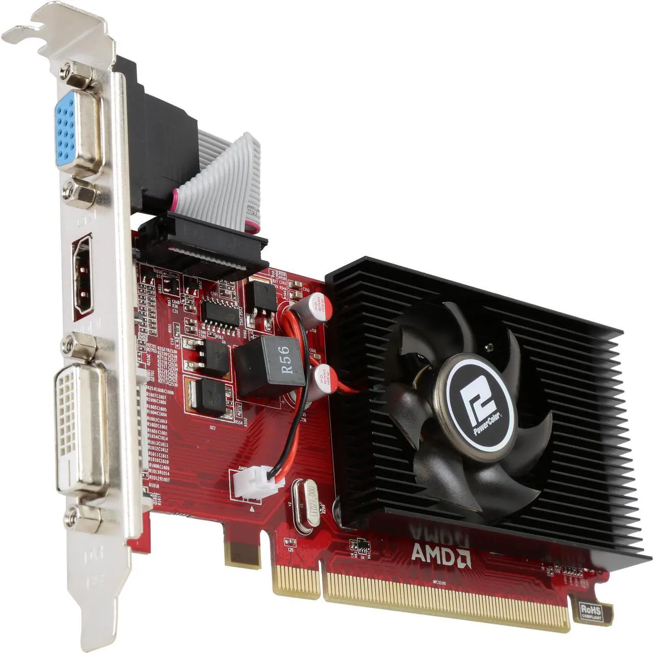 PowerColor Radeon R5 230 Graphics Card AXR5 230 2GBK3-LHE - Newegg.com