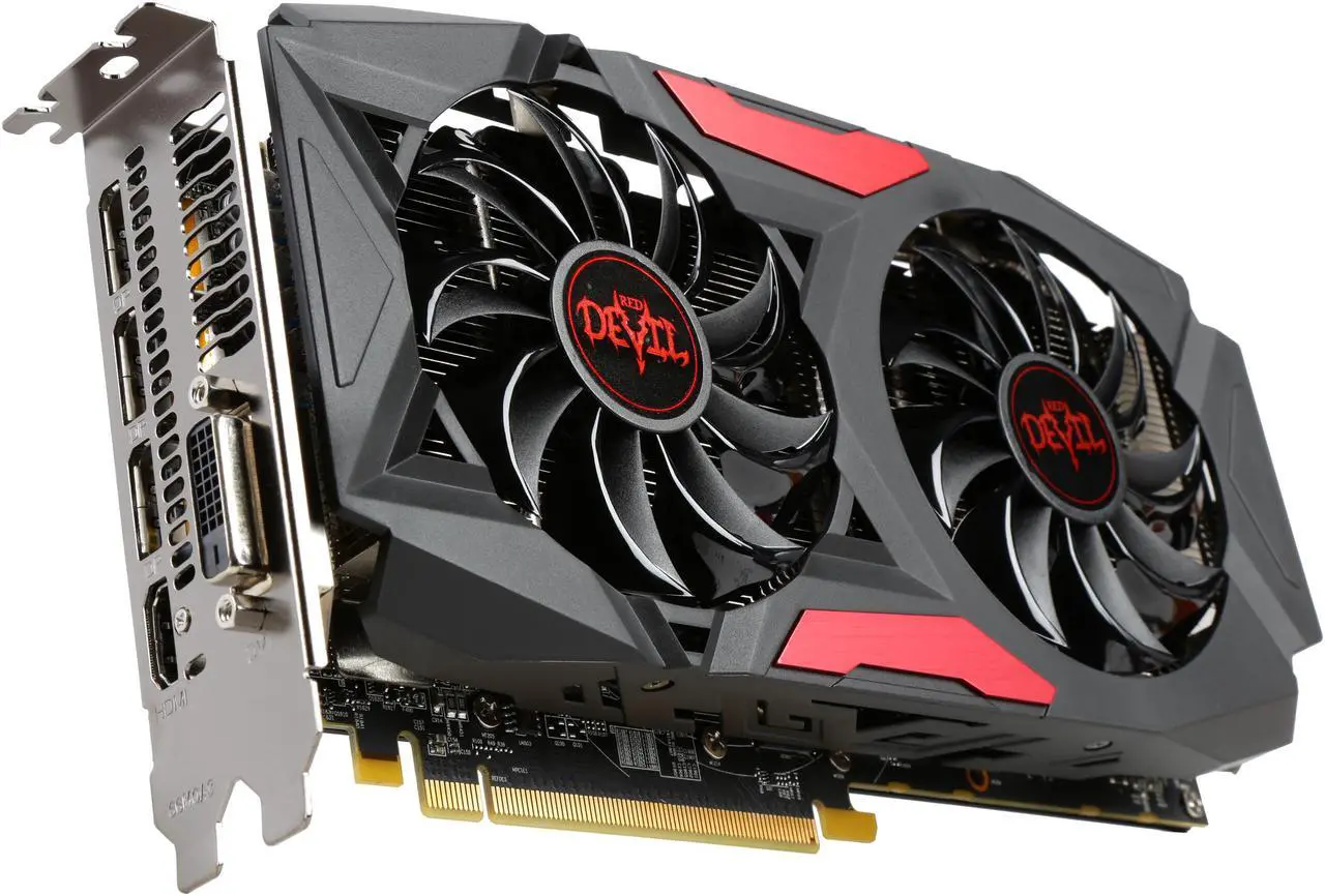 PowerColor RED DEVIL Radeon RX 470 Video Card AXRX 470 4GBD5-3DHV2/OC ...