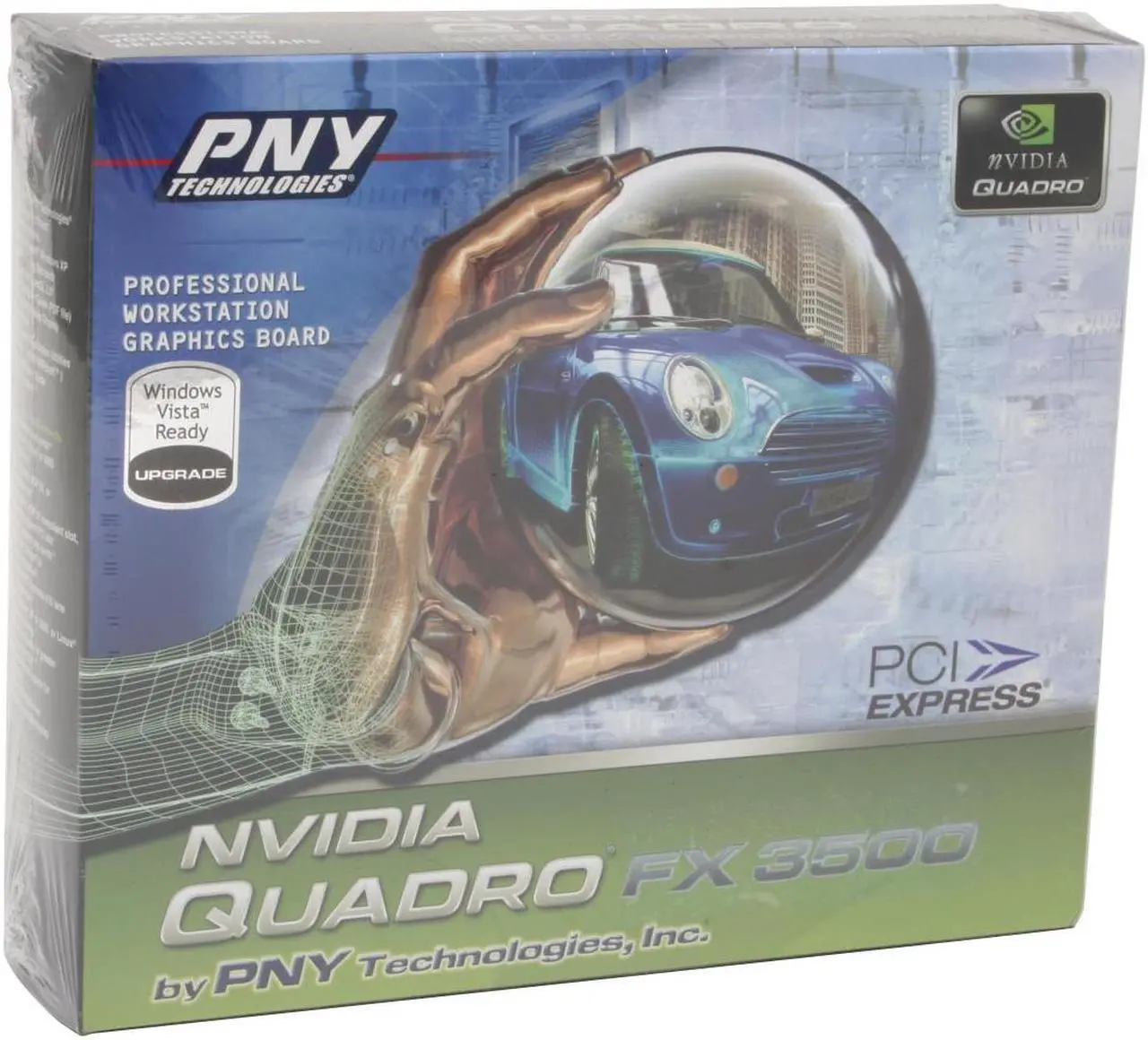 PNY Quadro FX 3500 VCQFX3500-PCIE-PB 256MB 256-bit GDDR3 PCI Express ...