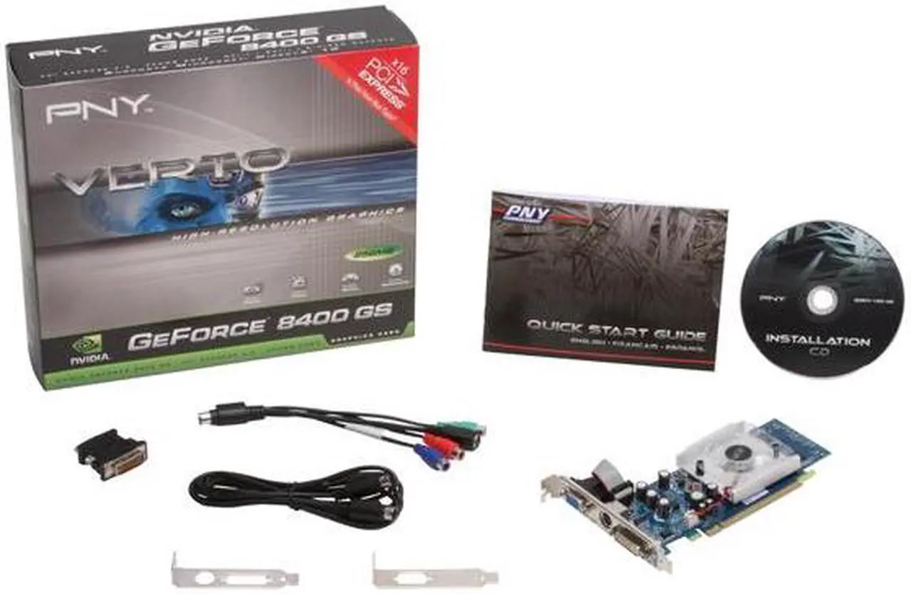 PNY GeForce 8400 GS Graphics Card VCG84R2SXPB - Newegg.com