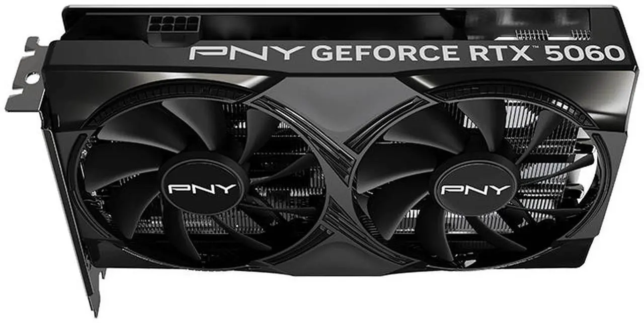 PNY Dual Fan OC GeForce RTX 5060 Graphics Card RTX 5060 Overclocked ...