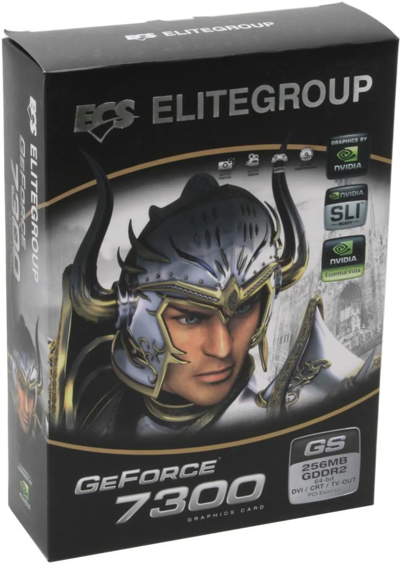 ECS GeForce 7300GS Graphics Card N7300GS-256DZ - Newegg.com