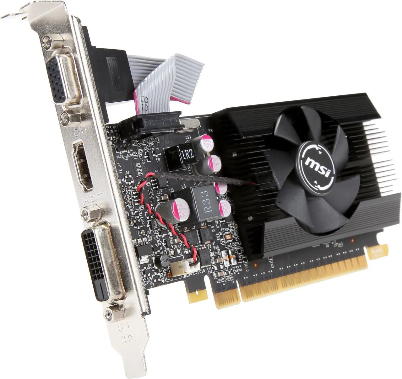 Refurbished: MSI GeForce GT 710 Graphics Card GT 710 2GD5 LP - Newegg.com