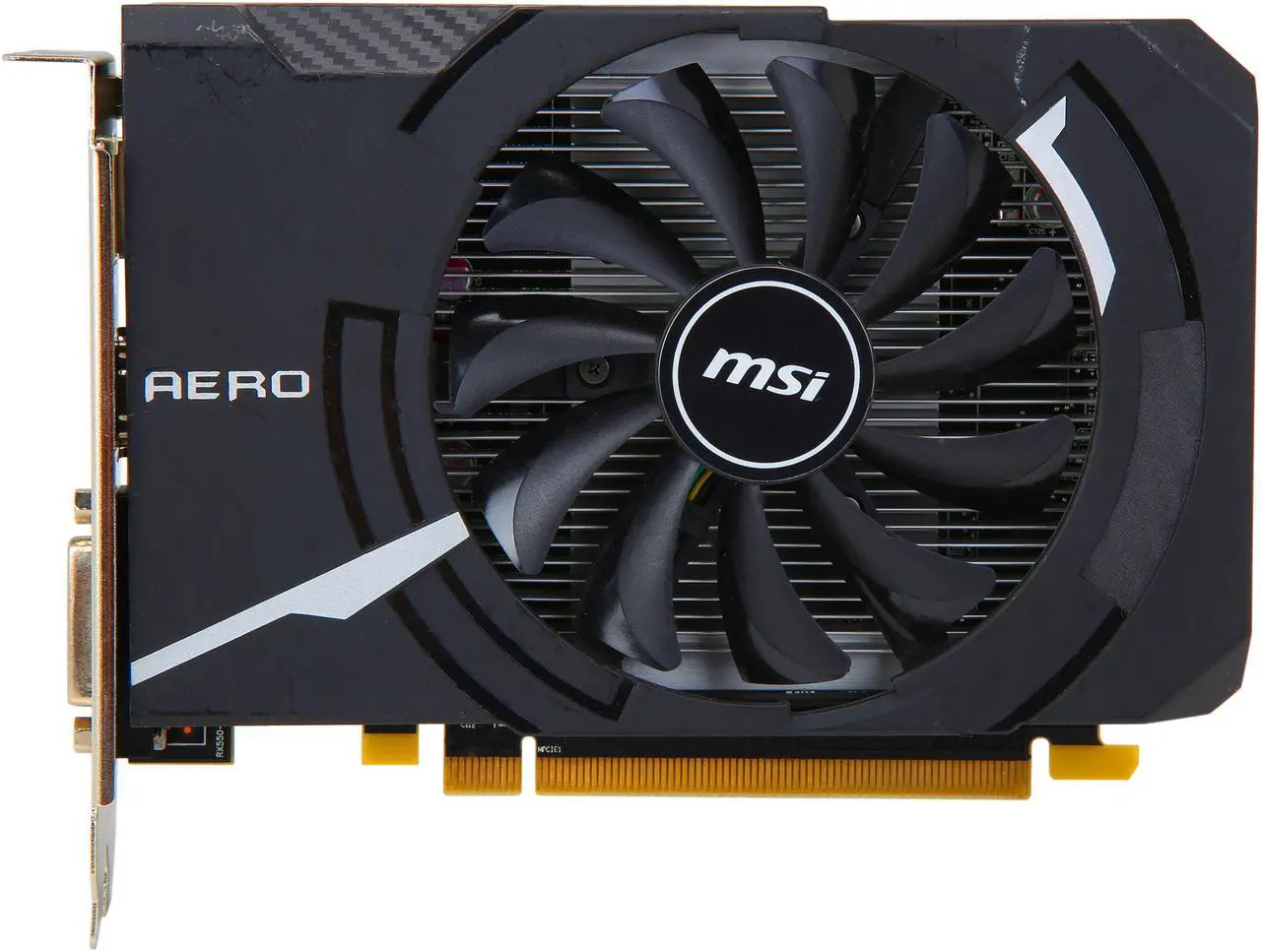 Refurbished: MSI Radeon RX 550 Graphics Card Radeon RX 550 AERO ITX 2G ...