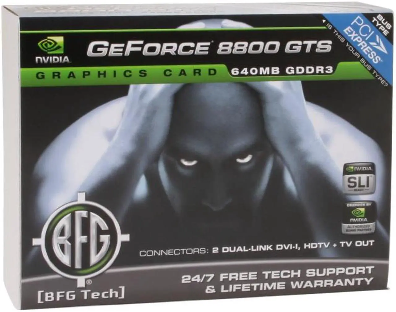BFG Tech GeForce 8800 GTS Graphics Card BFGR88640GTSE - Newegg.com