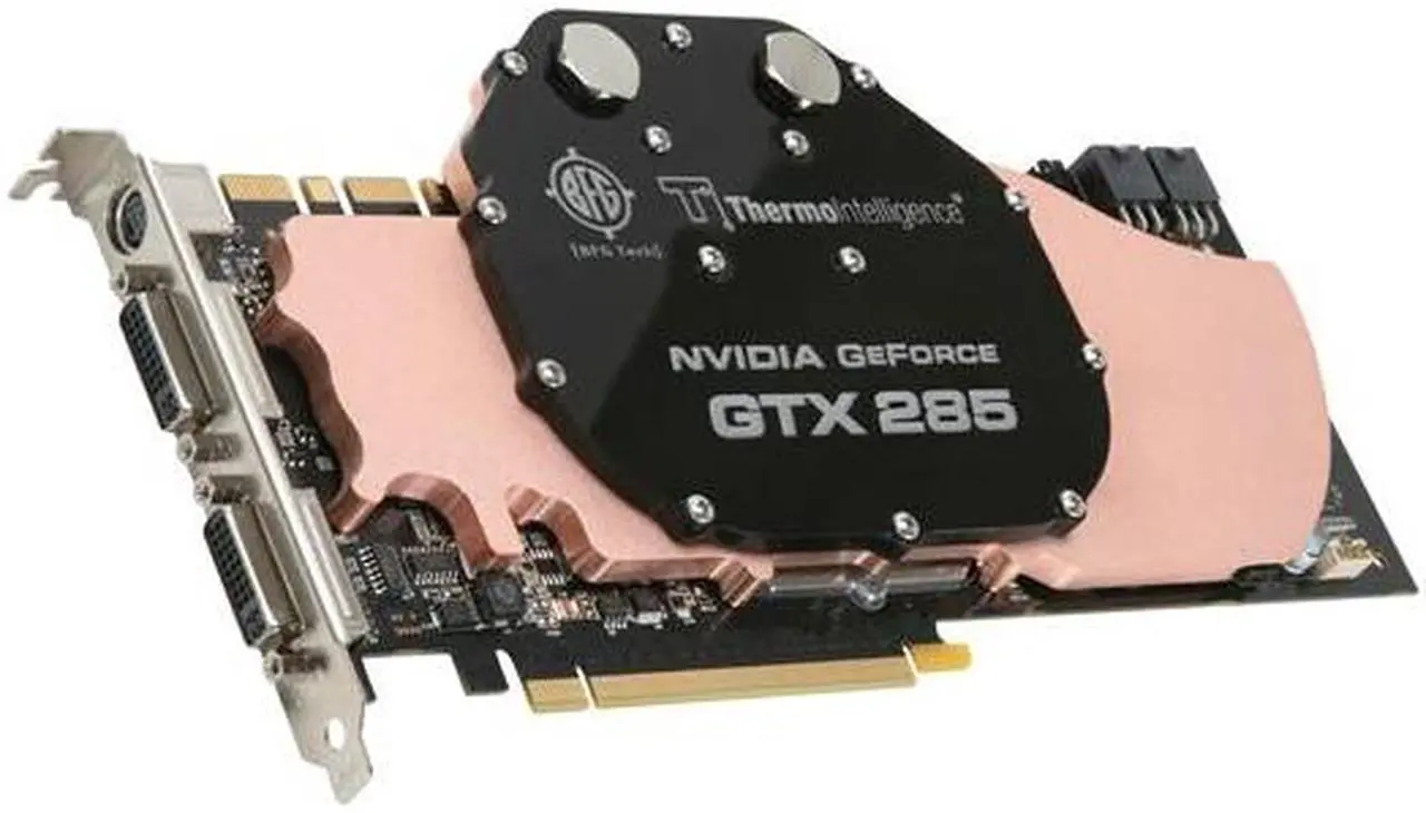 BFG Tech BFGEGTX2851024H2OCWE GeForce GTX 285 H2OC 1GB 512-bit GDDR3 ...