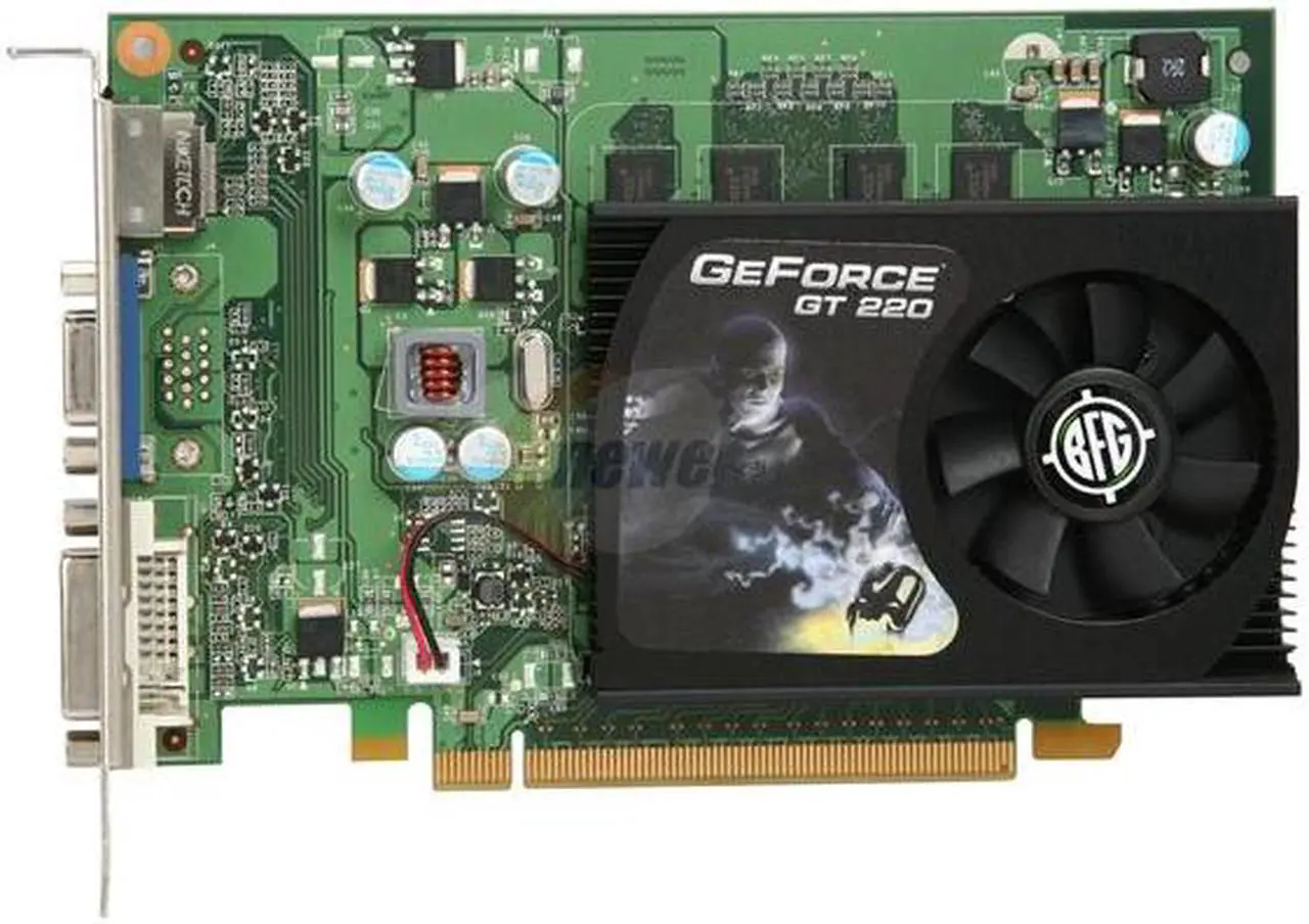 BFG Tech GeForce GT 220 Graphics Card BFGEGT2201024D2BE - Newegg.com