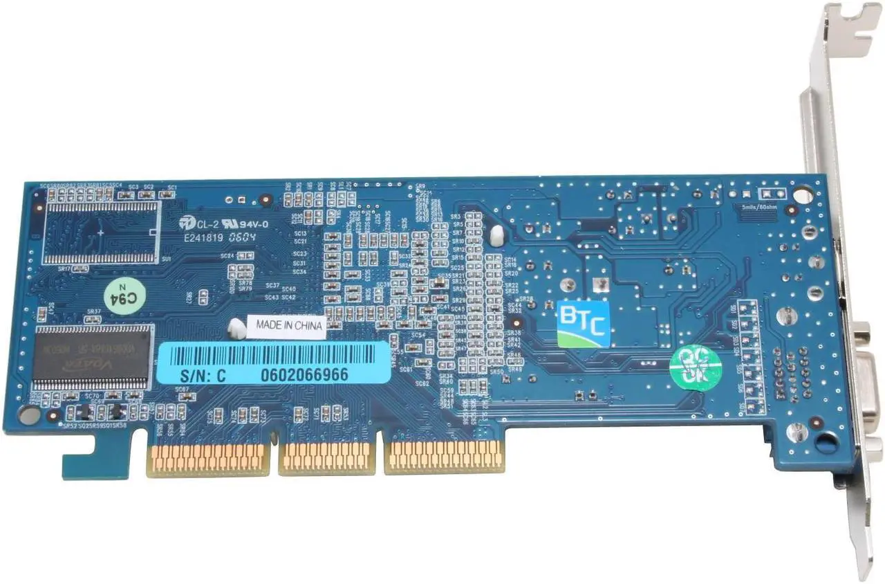 CHAINTECH GeForce MX4000 Graphics Card SLMX4000-AGP8X-64MB - Newegg.com