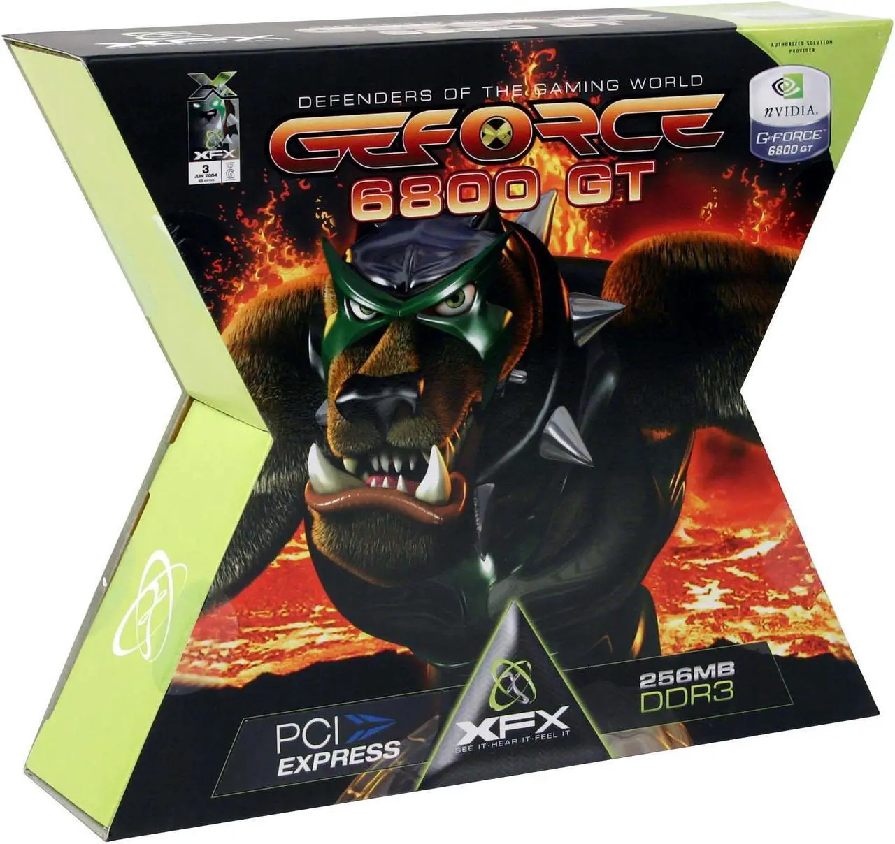 XFX GeForce 6800GT Graphics Card PVT45GUD - Newegg.com