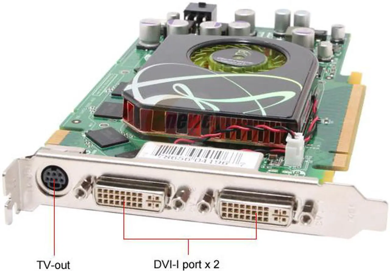 XFX PV-T71G-UDF7 GeForce 7900GT 256MB 256-bit GDDR3 PCI Express x16 SLI Supported Video Card ...
