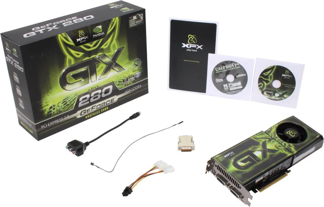 XFX GeForce GTX 280 Graphics Card GX280NZDDU - Newegg.com