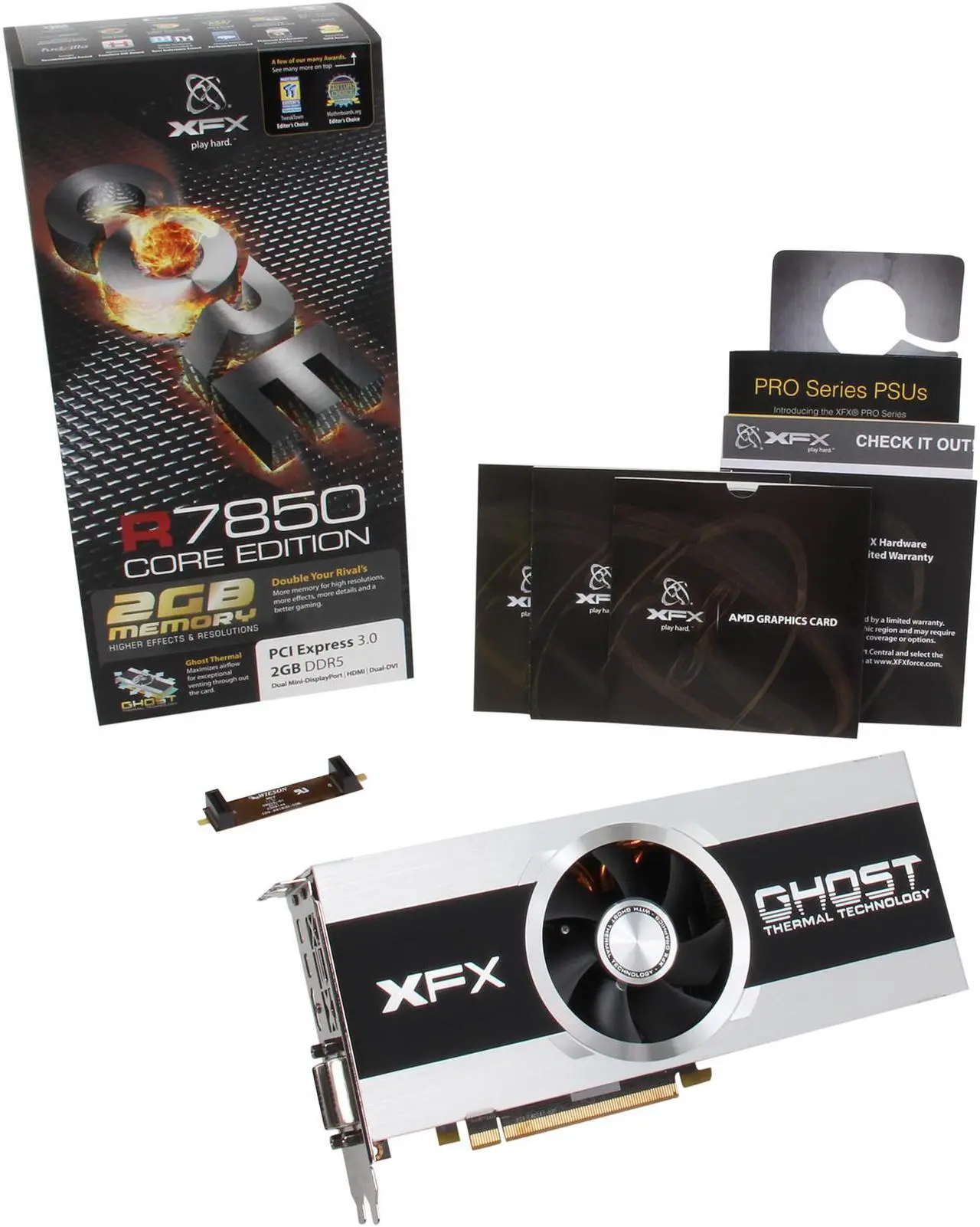 XFX FX-785A-CNFC Radeon HD 7850 Core Edition 2GB 256-bit GDDR5 PCI ...