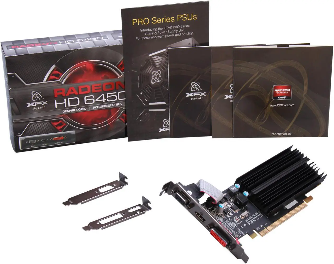 XFX Radeon HD 6450 Graphics Card HD-645X-CLH2 - Newegg.com