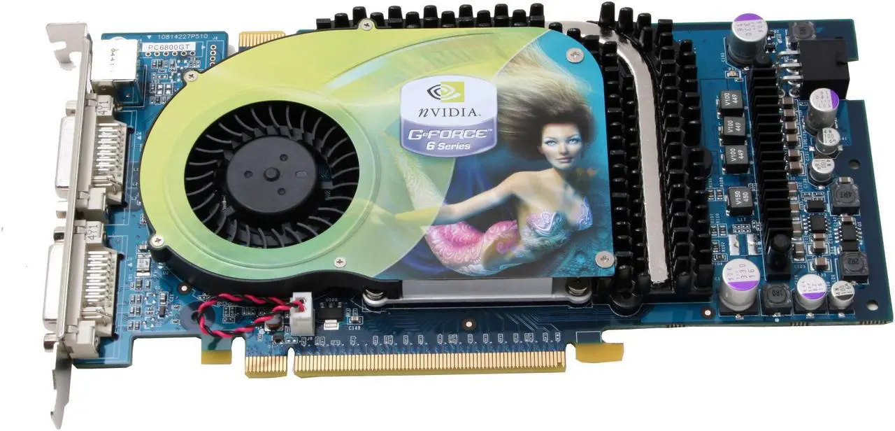 Albatron PC6800GT GeForce 6800GT 256MB 256-bit GDDR3 PCI Express x16 ...