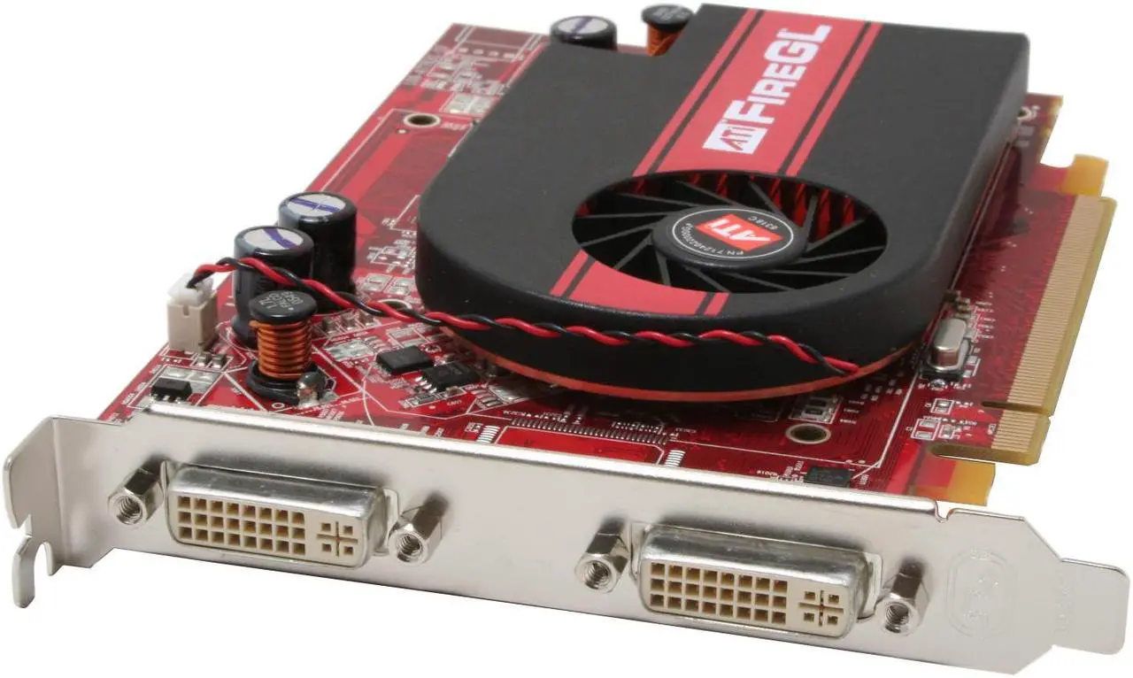 AMD FireGL V3300 100-505149 128MB GDDR2 PCI Express x16 Graphics Card ...