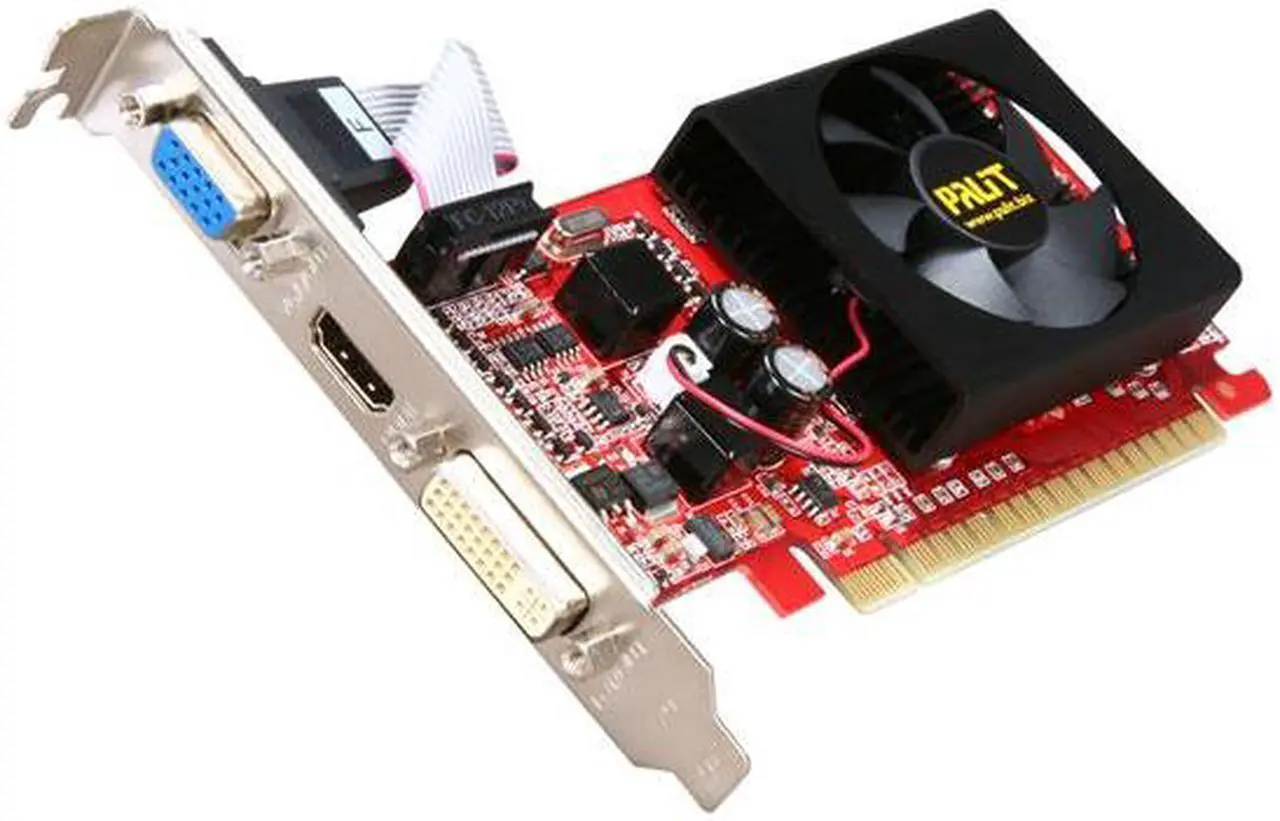 Palit NEA8400SFHD06 GeForce 8400 GS Super+ 1GB 64-bit DDR3 PCI Express ...
