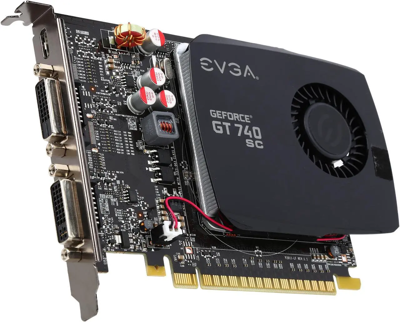 Refurbished: EVGA GeForce GT 740 Superclocked Graphics Card 02G-P4-2742 ...