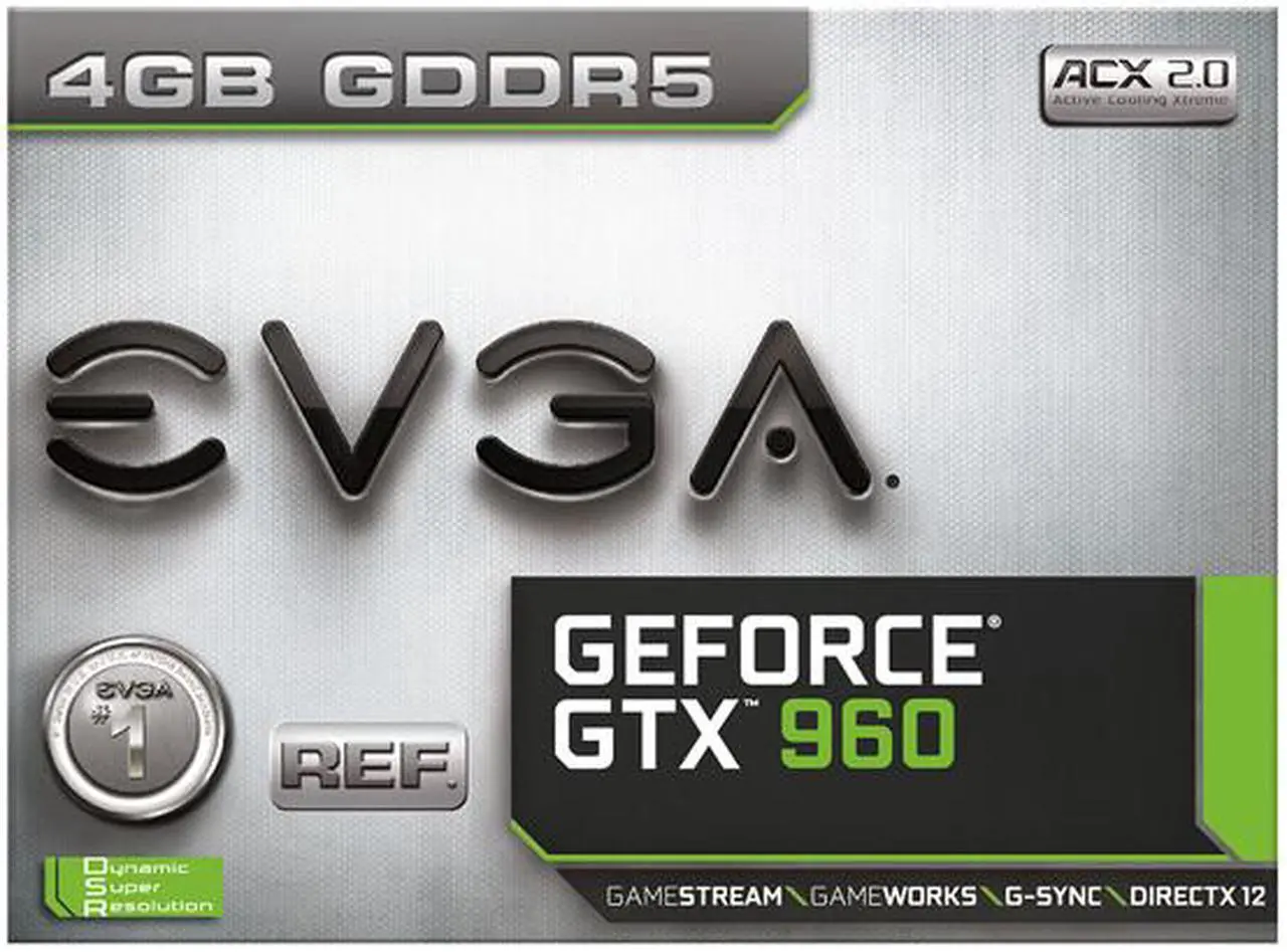 EVGA GeForce GTX 960 Graphics Card 04G-P4-3965-KR - Newegg.com