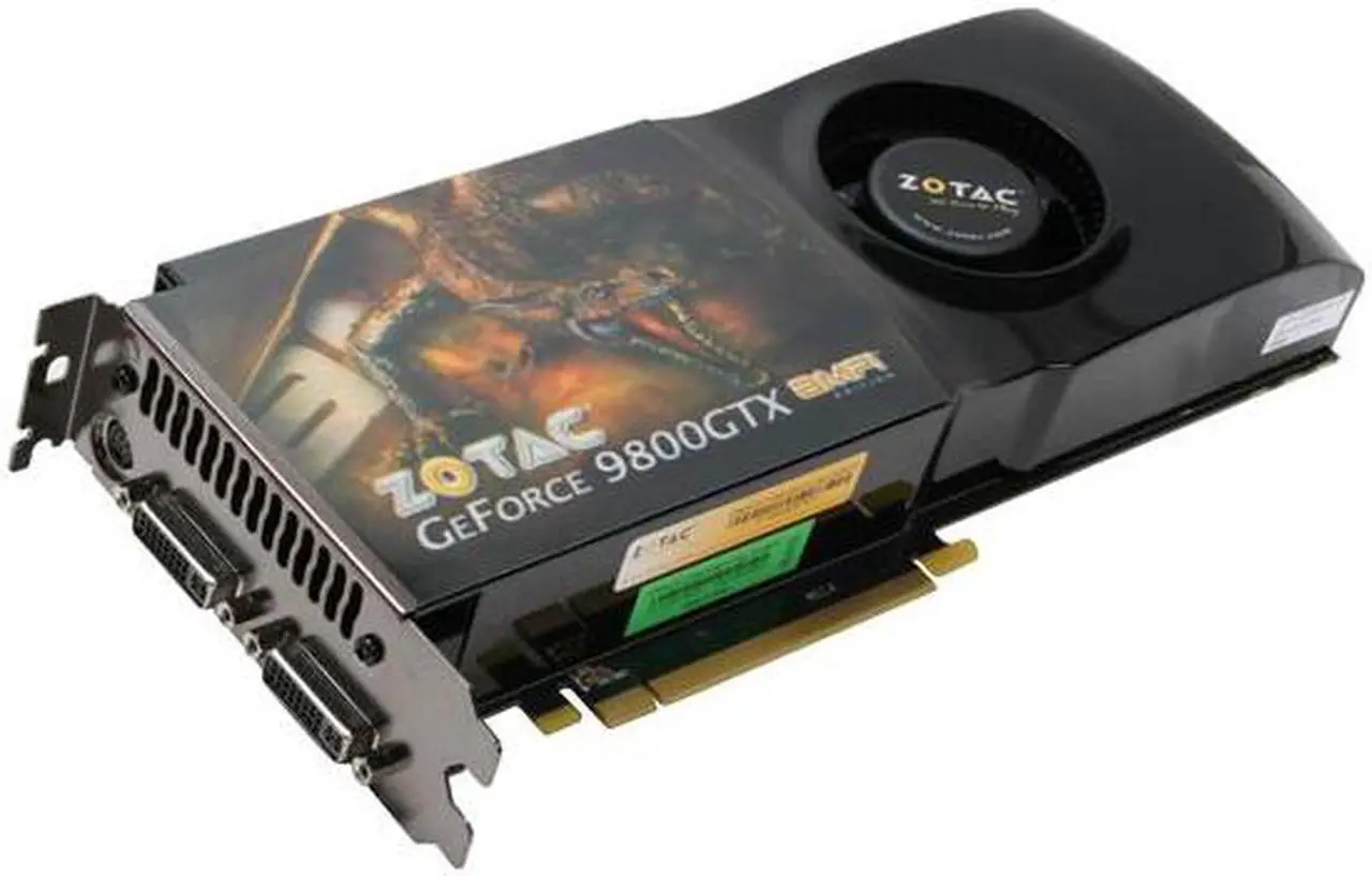 Open Box: ZOTAC GeForce 9800 GTX Graphics Card ZT-98XES2P-FCP - Newegg.com