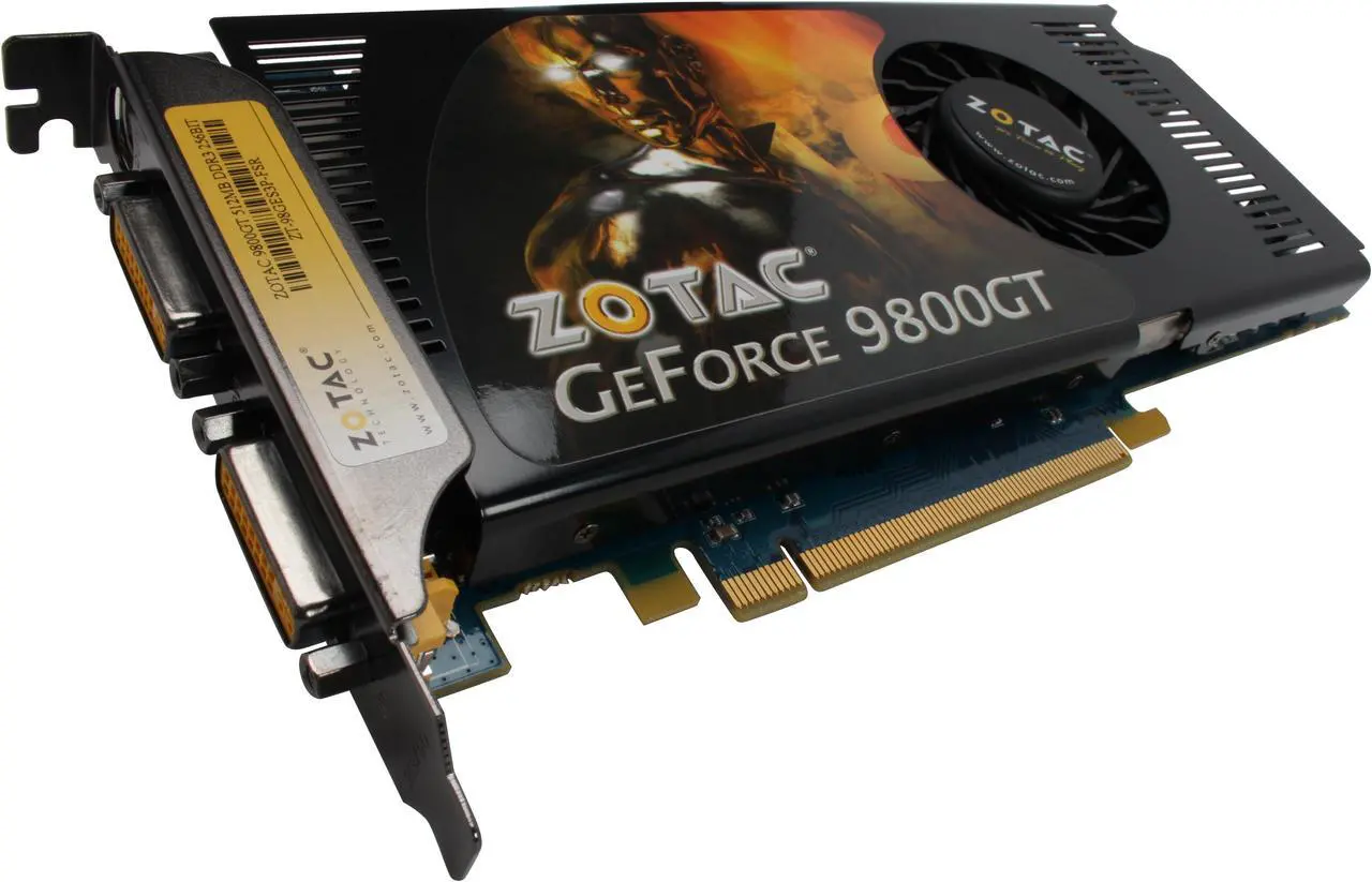 ZOTAC GeForce 9800 GT Graphics Card ZT-98GES3P-FSR - Newegg.com