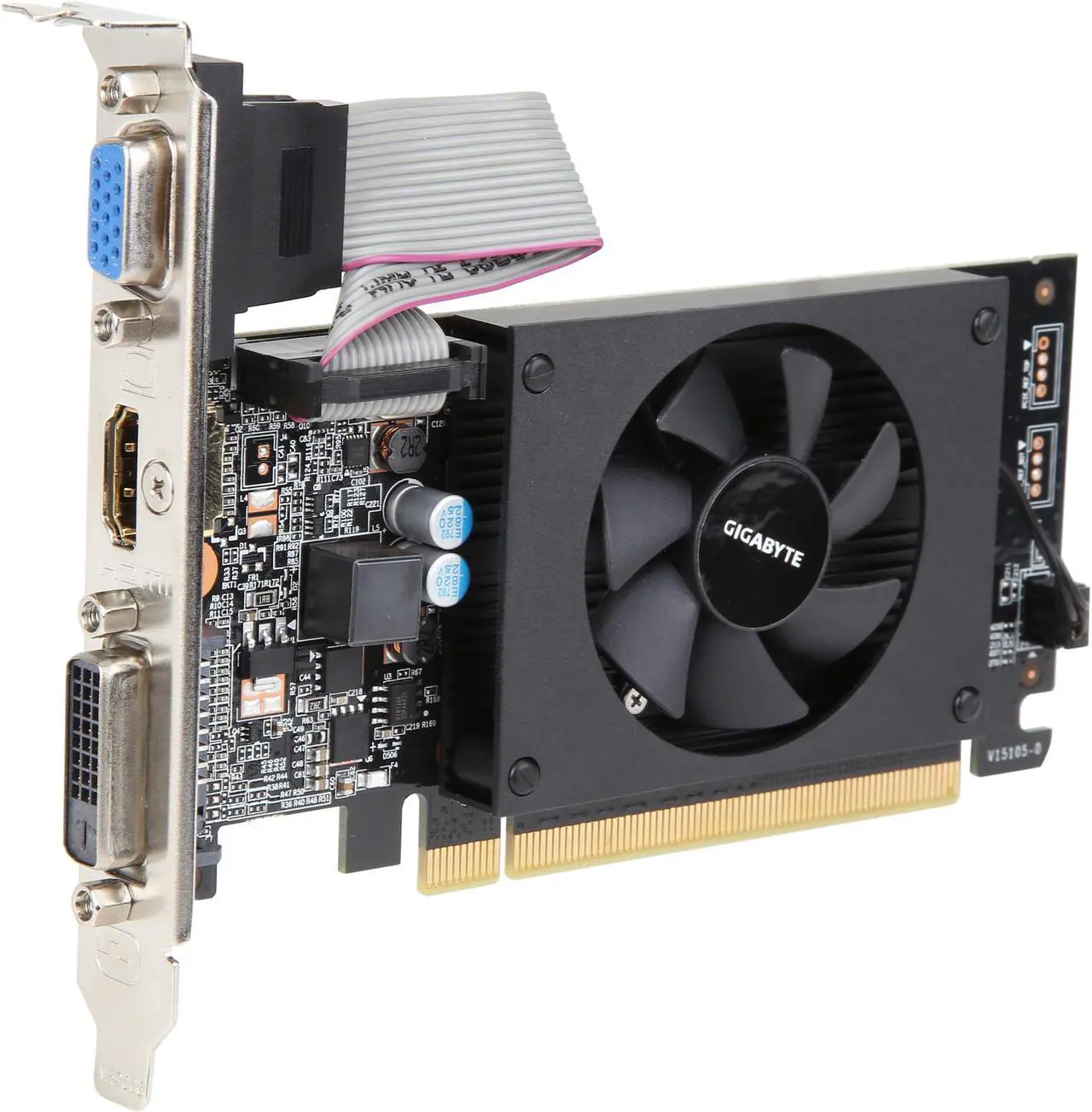 Refurbished: GIGABYTE GeForce GT 710 Video Card GV-N710D3-1GL REV2.0 ...