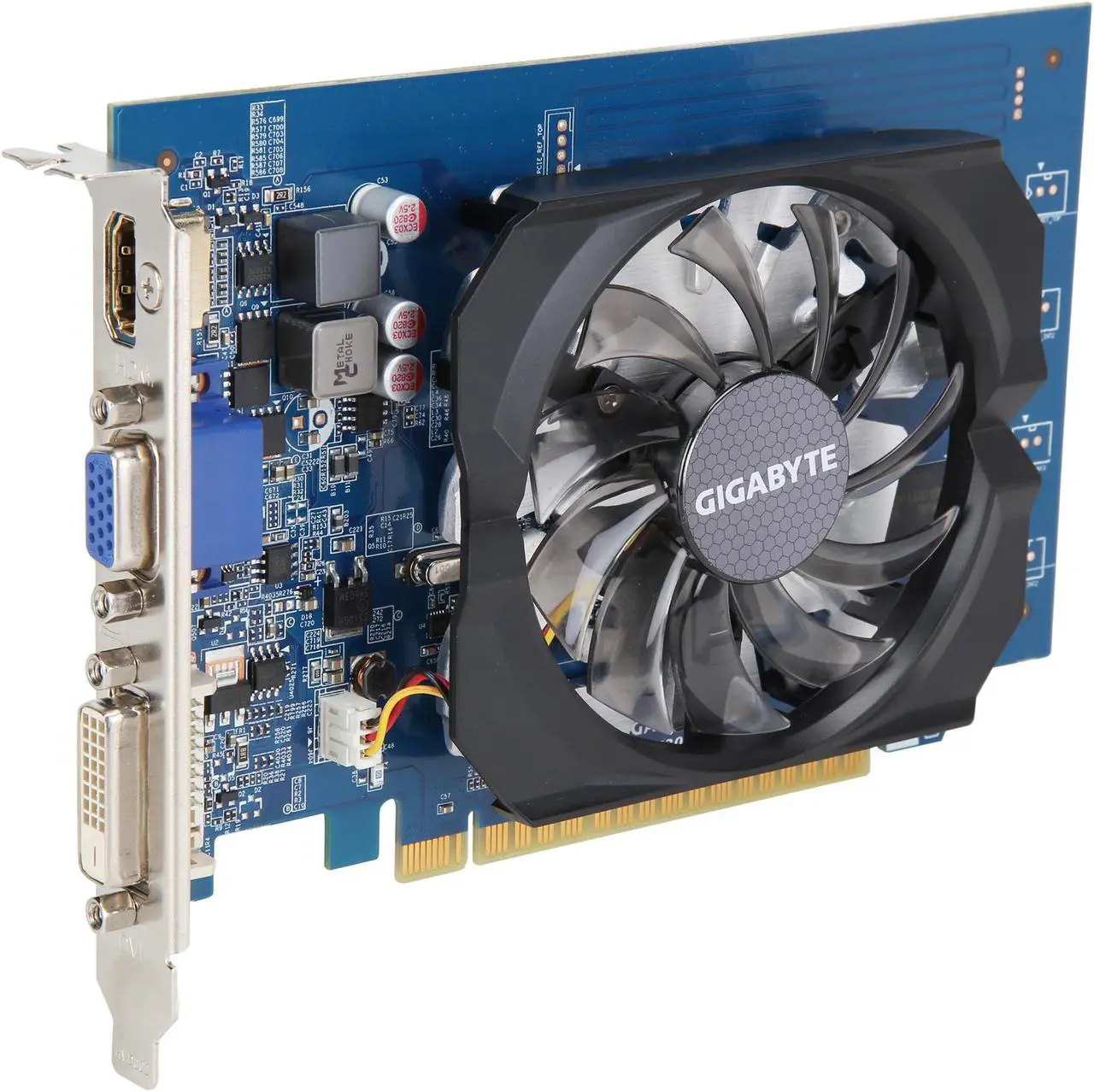 Refurbished: GIGABYTE GeForce GT 730 Graphics Card GV-N730D5-2GI REV2.0 ...