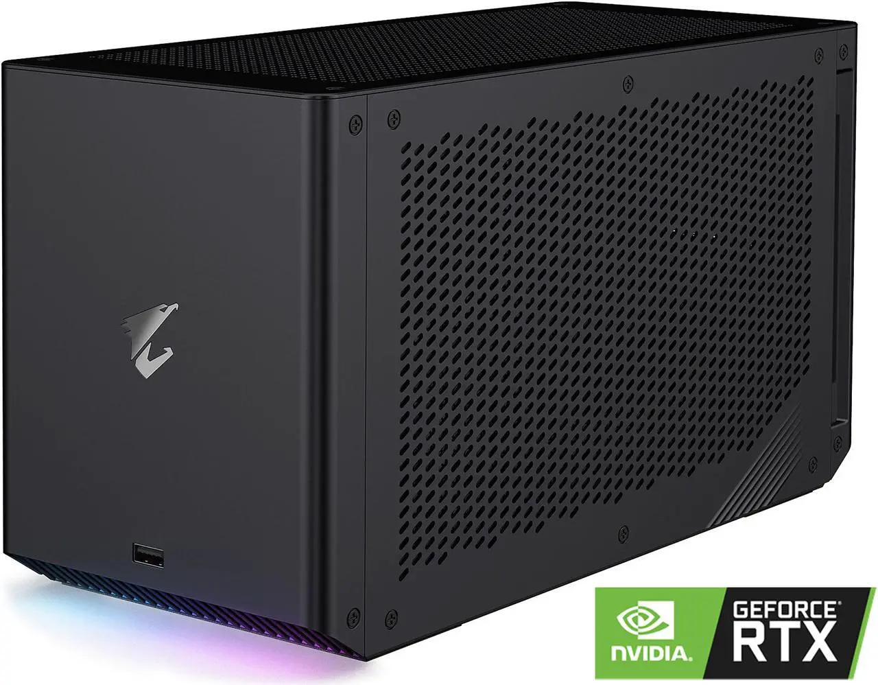 GIGABYTE AORUS RTX 3090 GAMING BOX eGPU, WATERFORCE All-in-One Cooling ...