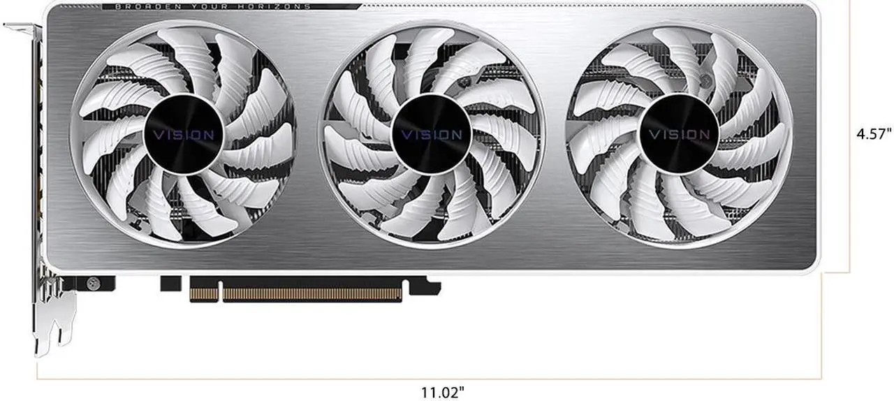 Refurbished: GIGABYTE VISION OC GeForce RTX 3060 Graphics Card GV ...