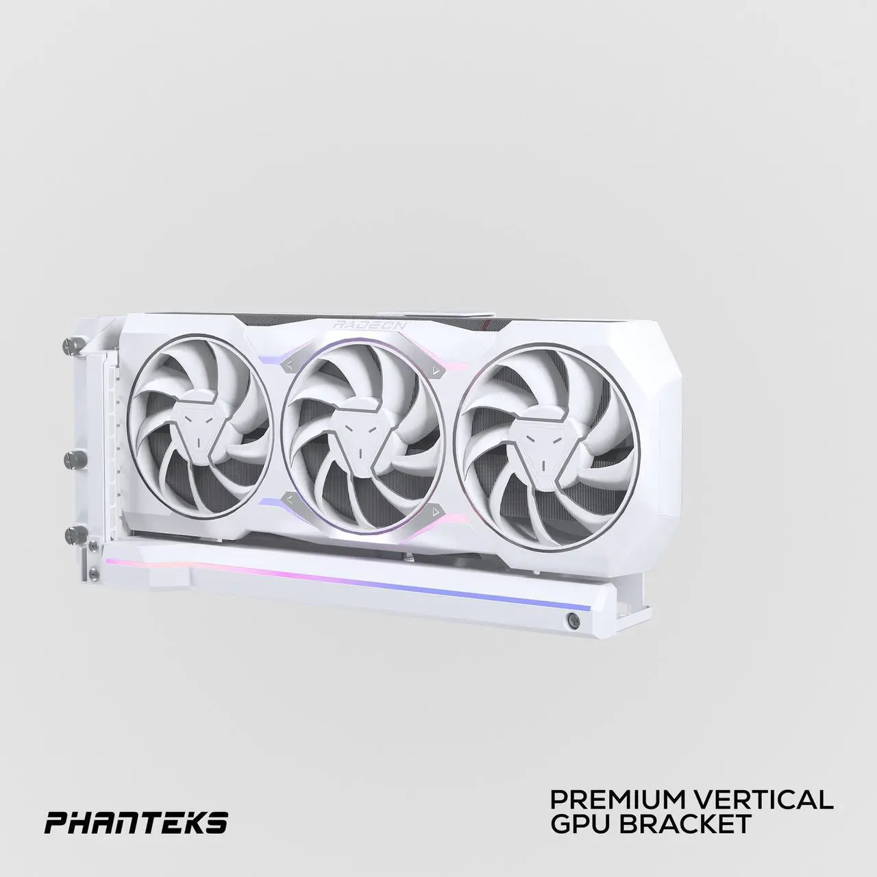 Phanteks Premium GEN4 Vertical GPU Bracket, DRGB Lighting, Adjustable ...