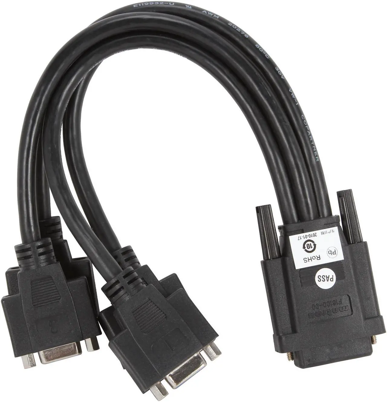 matrox LFH60 Male to 4 x HD15 Female analog Cable Model CAB-L60-4XAF ...