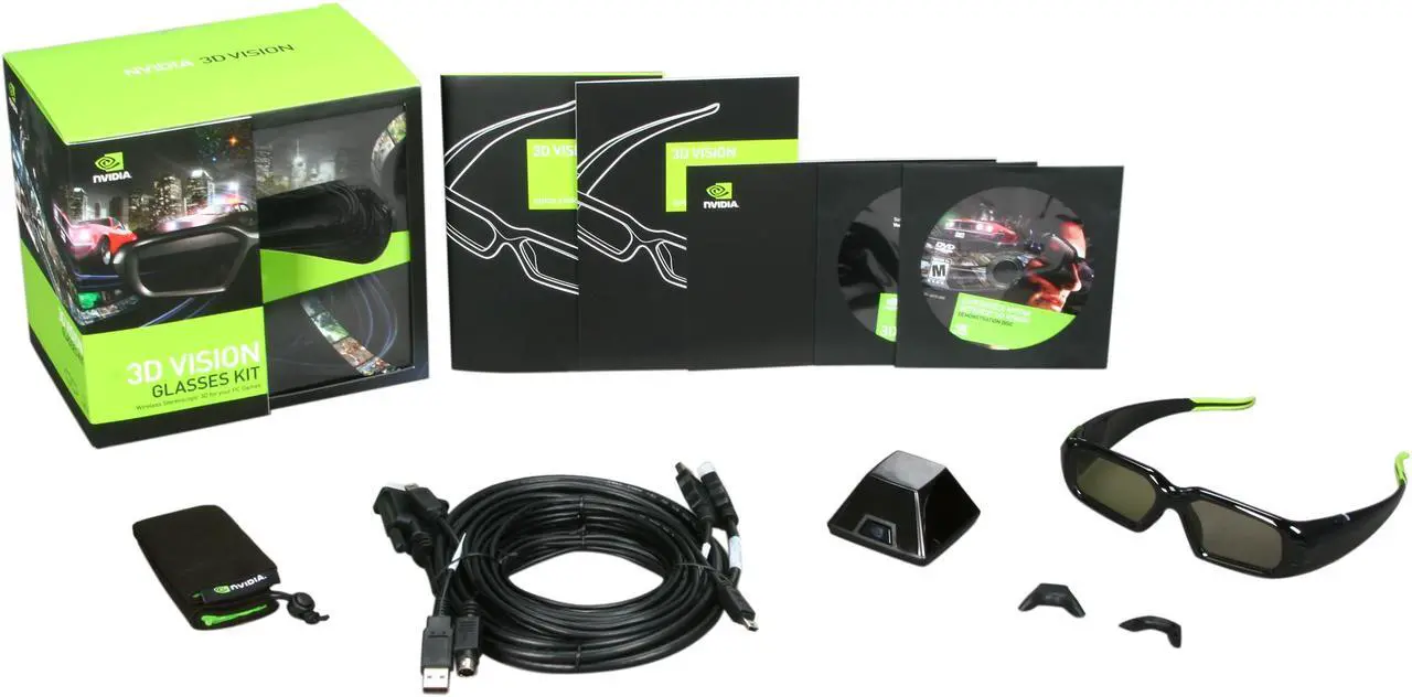 NVIDIA 3D Vision Glasses Kit Model 942107010003001 - Newegg.com