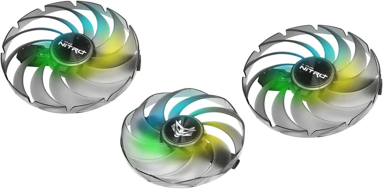 SAPPHIRE NITRO RX 6000 Series ARGB Fans (3 IN 1) Model 4N004-06-20G ...