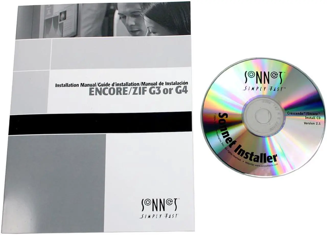 SoNNeT ENCORE/ZIF 500MHz CPU Upgrade Card for G4 Power Macs Model EG4 ...