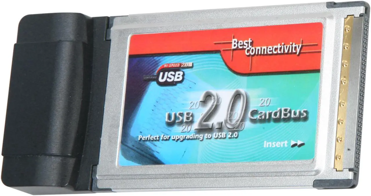 SYBA SD-PCB-USB CardBus to USB 2.0 2-Port Host Controller Adapter ...