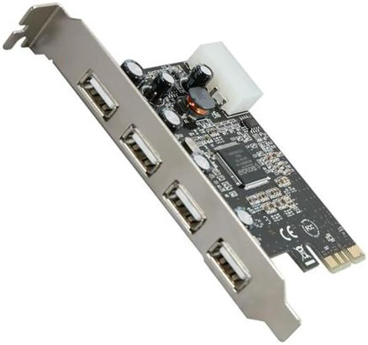 SYBA 4 Port USB 2.0 PCI-Express x1 Card Model SD-PEX20052 - Newegg.com