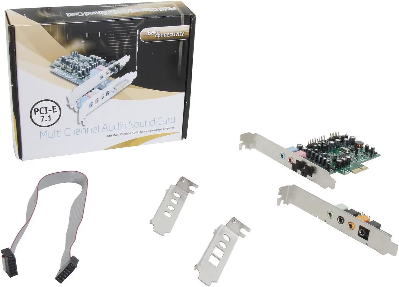 SYBA SD-PEX63081 7.1 Surround Sound, S/PDIF In/Out, Digital/Analog PCI ...