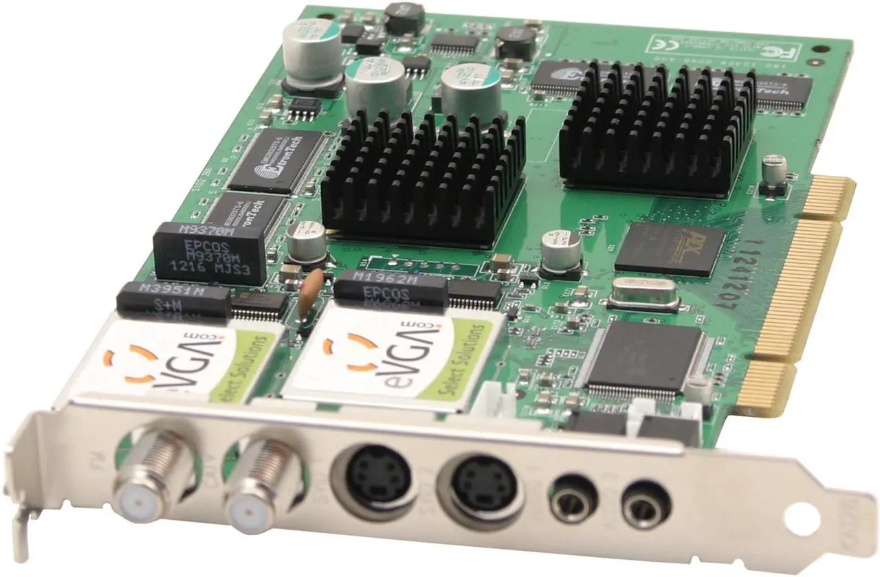 eVGA 032-P1-NVTV-TX NVTV Dual TV Tuner 32M SDR PCI TV Tuner Card ...