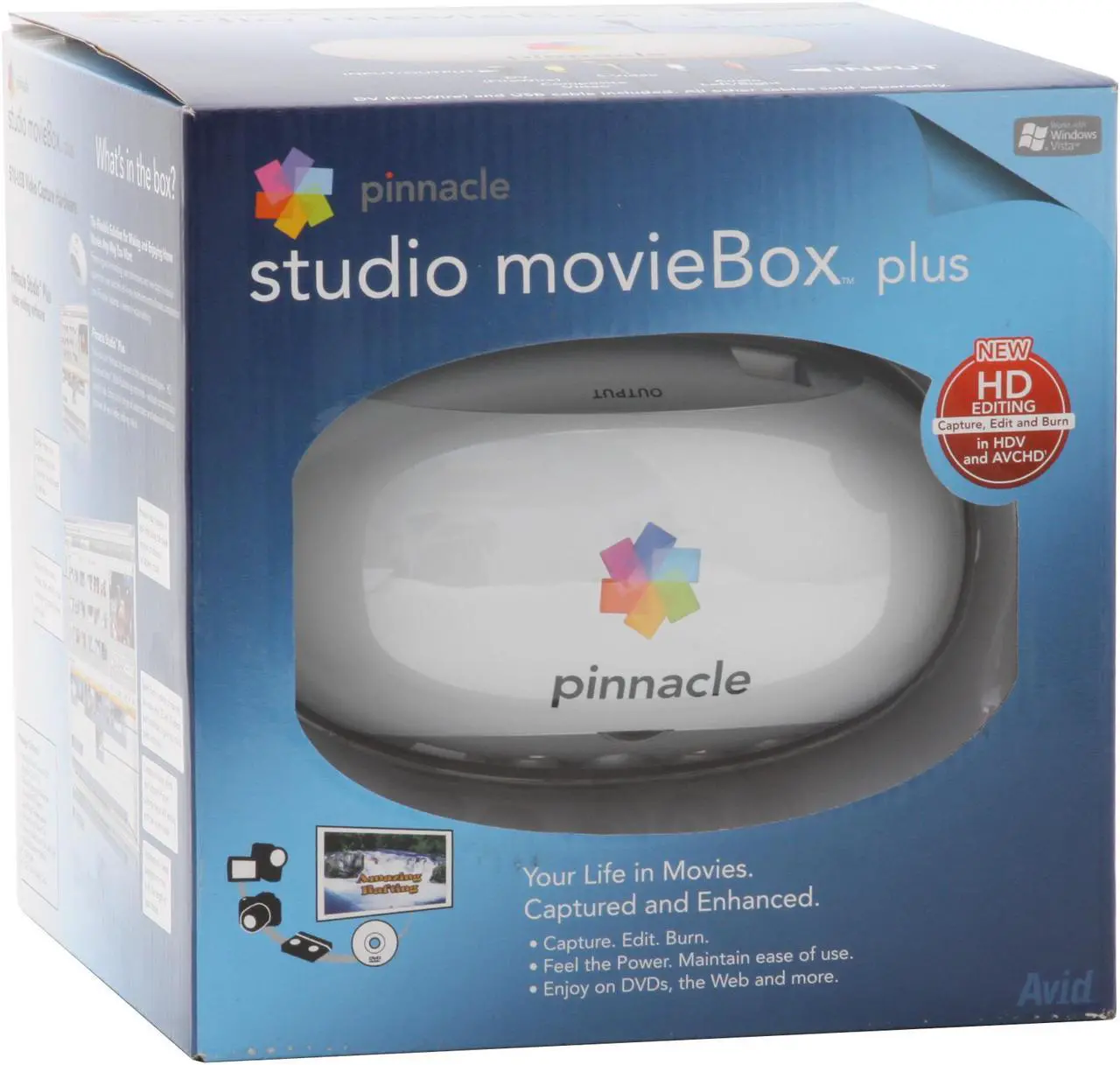 Pinnacle 82301002231 Studio MovieBox Plus HDV&AVCHD USB Video Editing ...