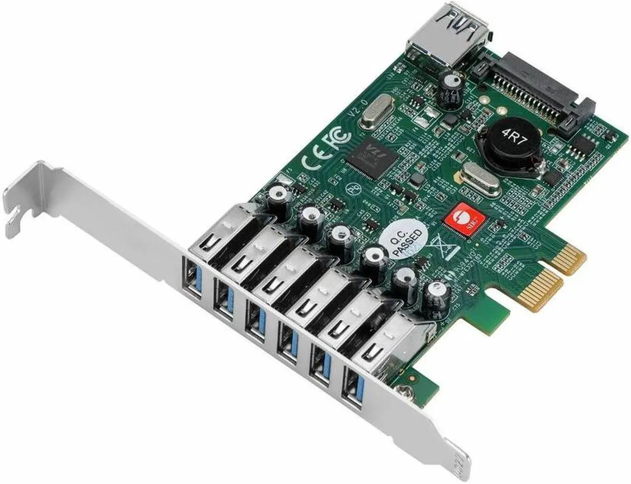 SIIG DP USB 3.0 7-Port PCIe i/e JU-P70011-S2 - Newegg.com