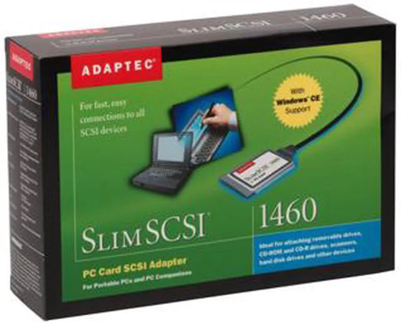 Adaptec PC Card-to-SCSI Adapter Model 1807600-R - Newegg.com